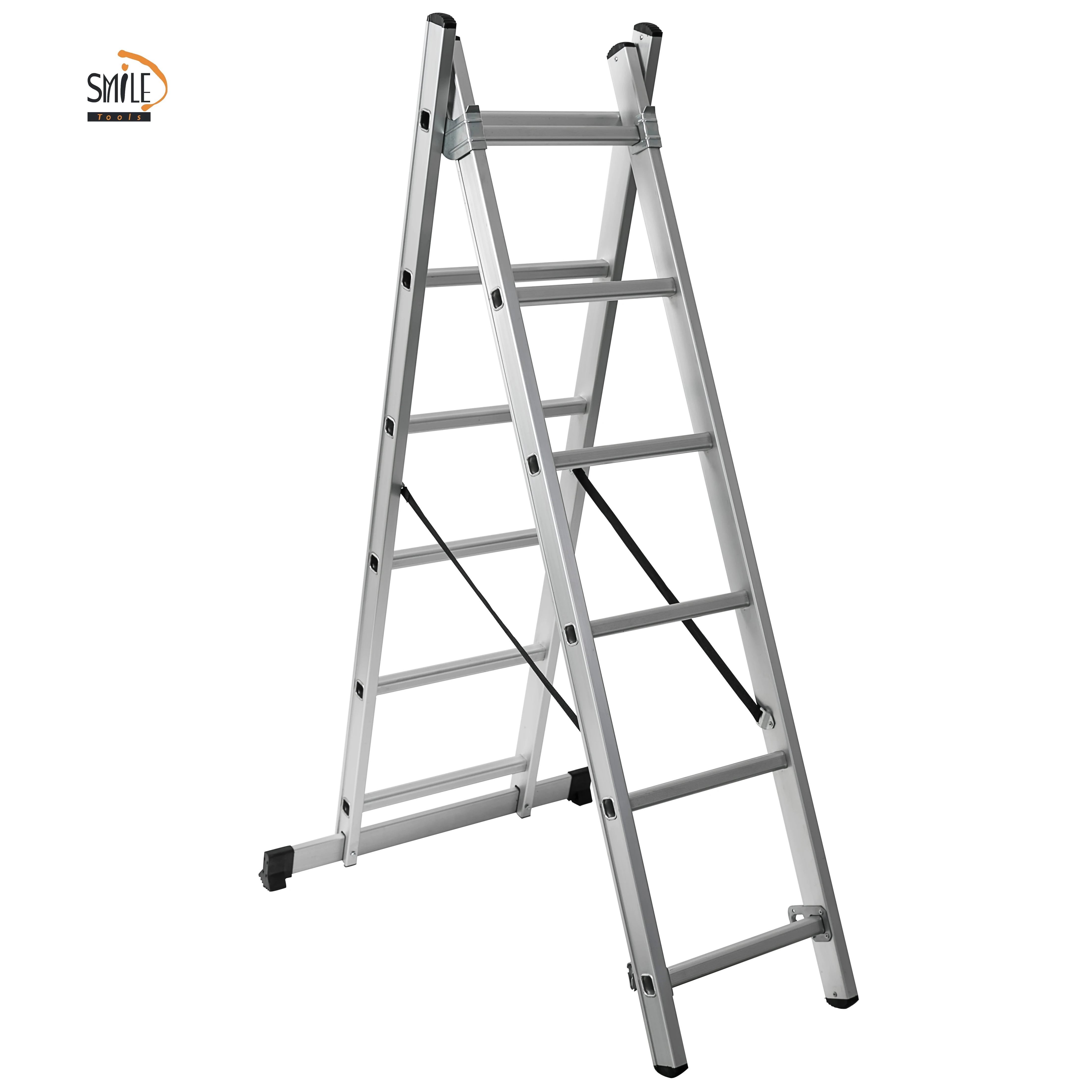 Two-story aluminum extension ladder fruit picking ladders and folding ...