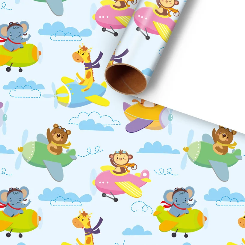Wholesale Gift Box Wrapping Paper - Kids & Cartoon Animal
