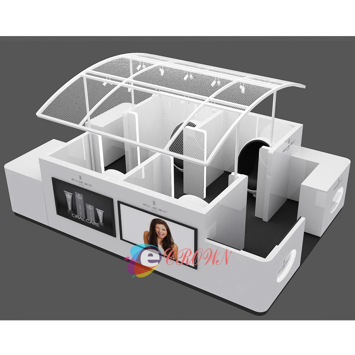 Frameless Store Design Store Cabinet Showcase Retail Store Design Teeth ...