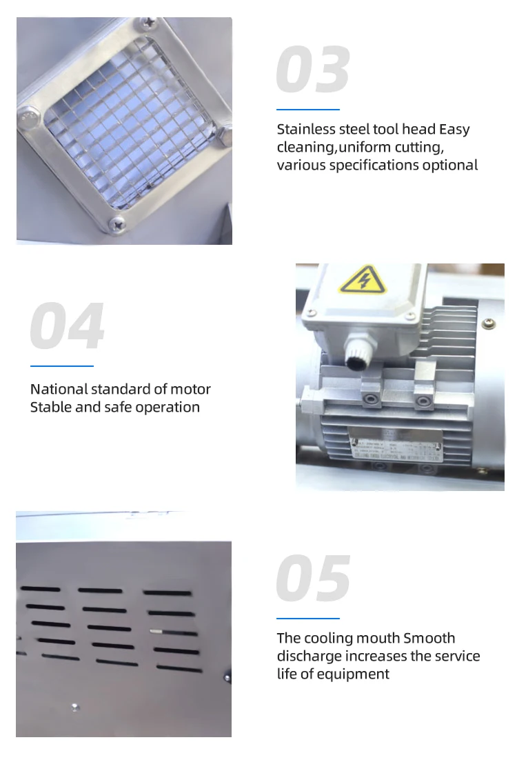 Top List Stainless Commercial Fruit Potato Chips Vegetable Dice Cutter ...