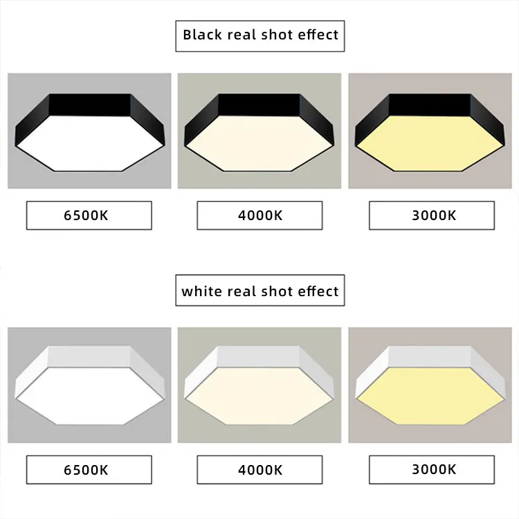 New Seamless Connected Linear Light Hexagon Ceiling Dimmable Honeycomb ...