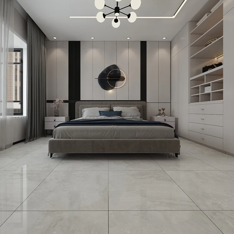 60x60 Non-slip Glazed Tile Carrara Panda White Gold Sands Decorative ...