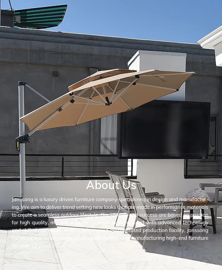 Modern Outdoor Patio Umbrella Parasol Plastic Base Beach Sun Umbrella ...