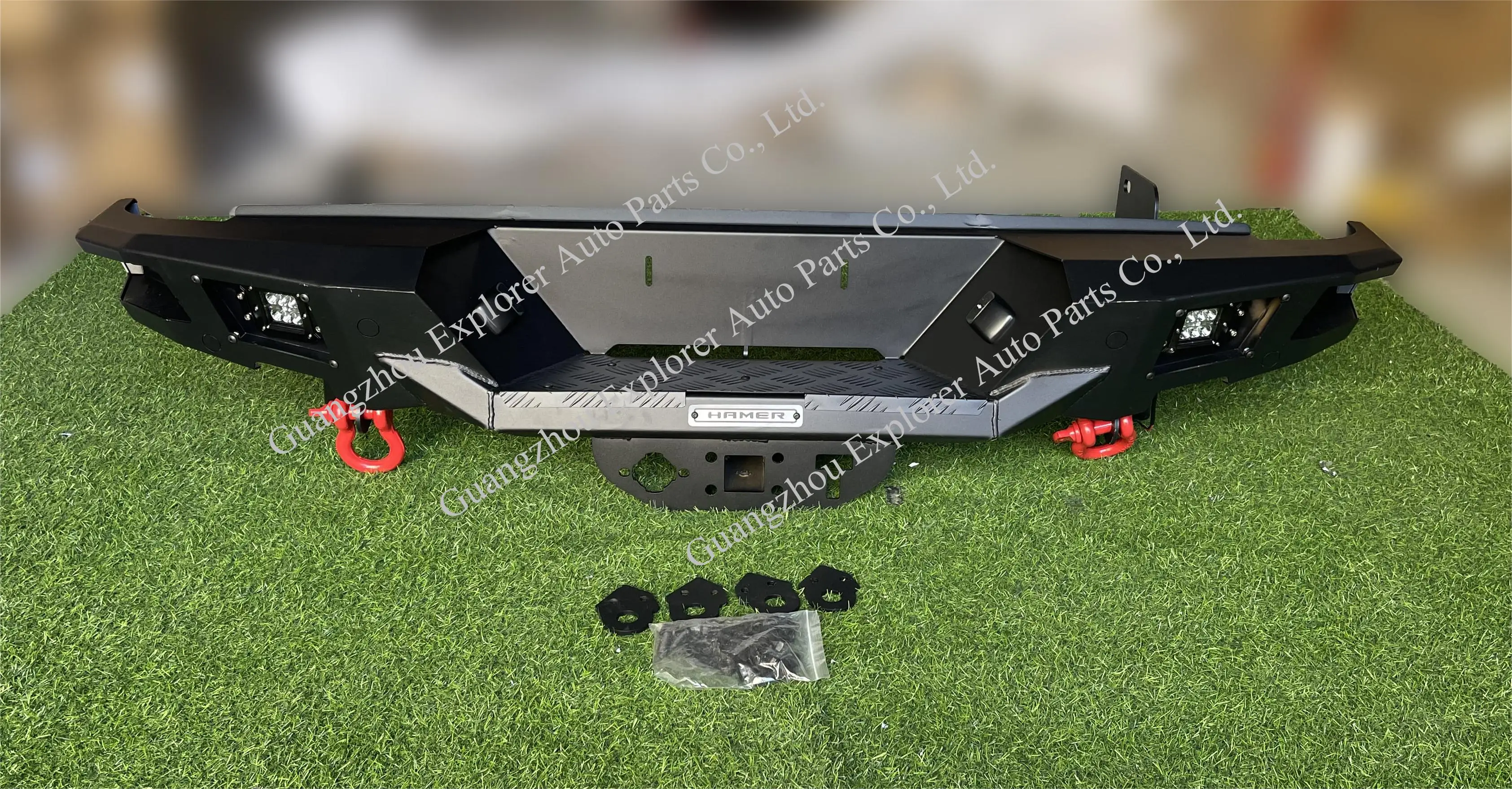 Steel Car Bumpers For Dmax 2012-2019 With Led Lights Shackle Car 4x4 ...