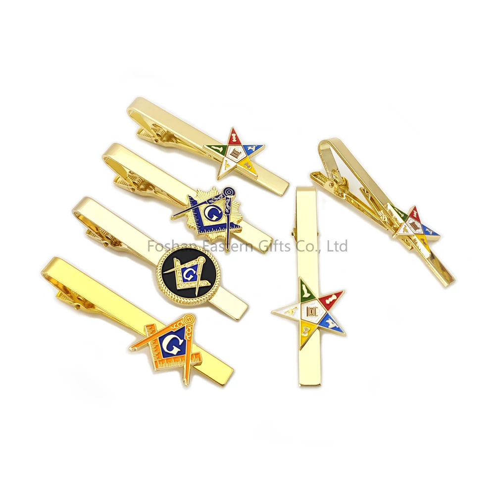 Lady OES Emblem Tie Clip Order of Eastern Star 20mm Gold Mini OES Tie ...