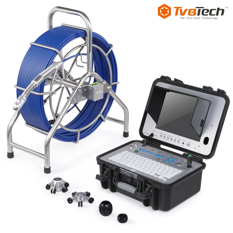 Pan & Tilt Video Plumbing Sewer Drain Pipe Inspection Camera