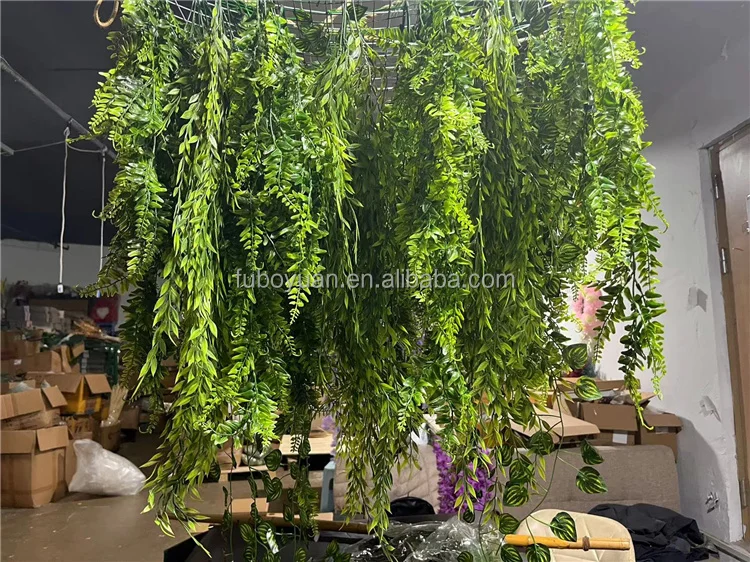 F152 Wedding Decor Greenery - Artificial Ceiling Hanging Plants