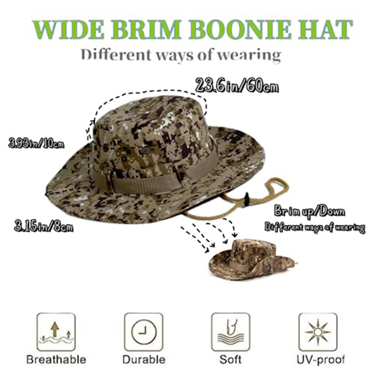Outdoor Wild Animal Hunting Usage Realtree Camo Printed Hunting Boonie ...