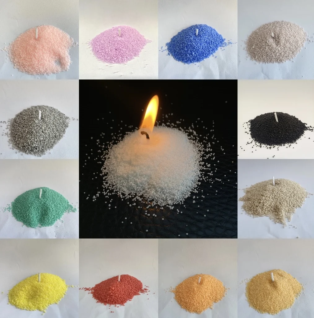 DIY Handmade Candles with Scented Sand Wax Set Granules