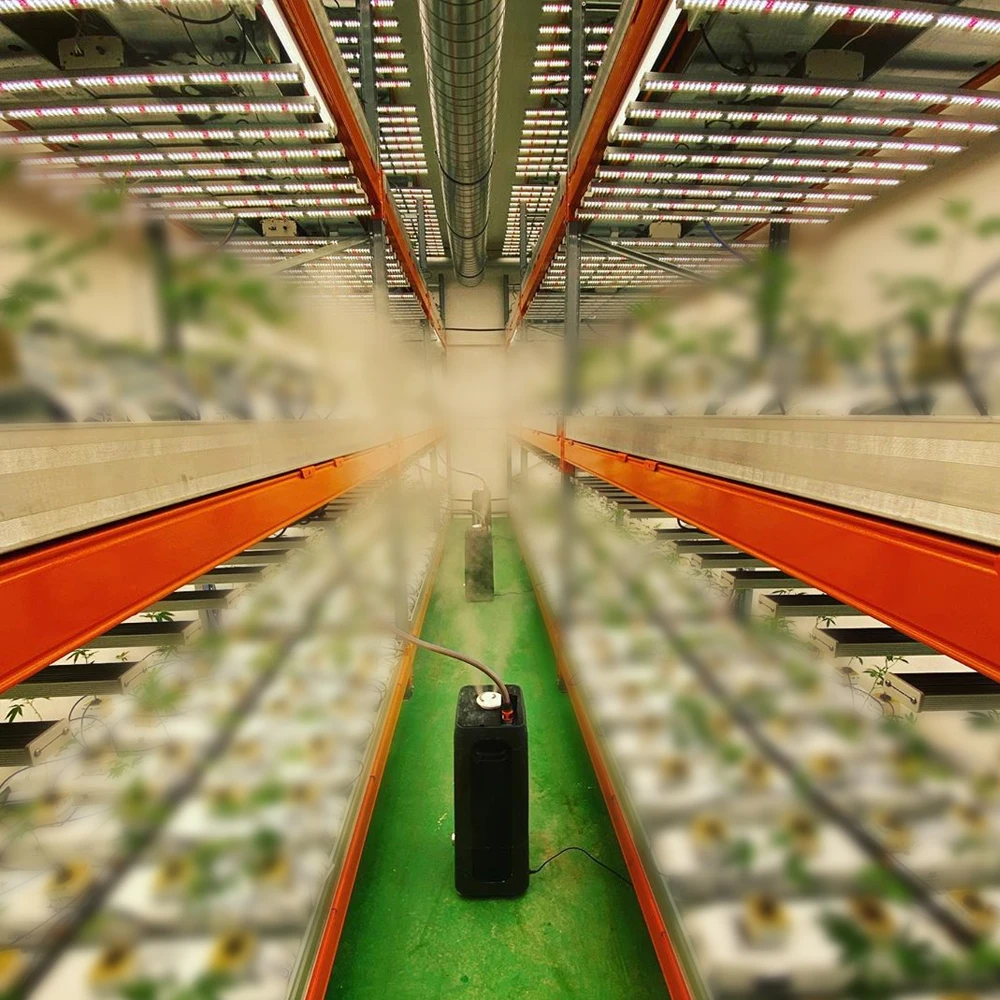 Greenhouse Rolling Vertical Mobile Grow Rack Planting System Hydroponic ...