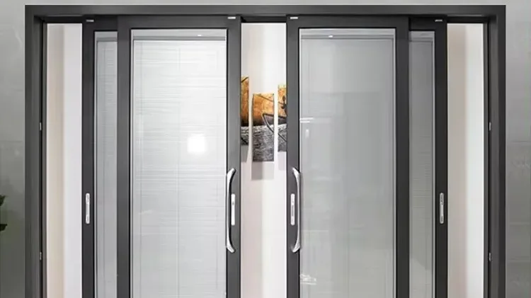 New Luxury Thermal Break Waterproof Aluminum Double Glass Internal ...