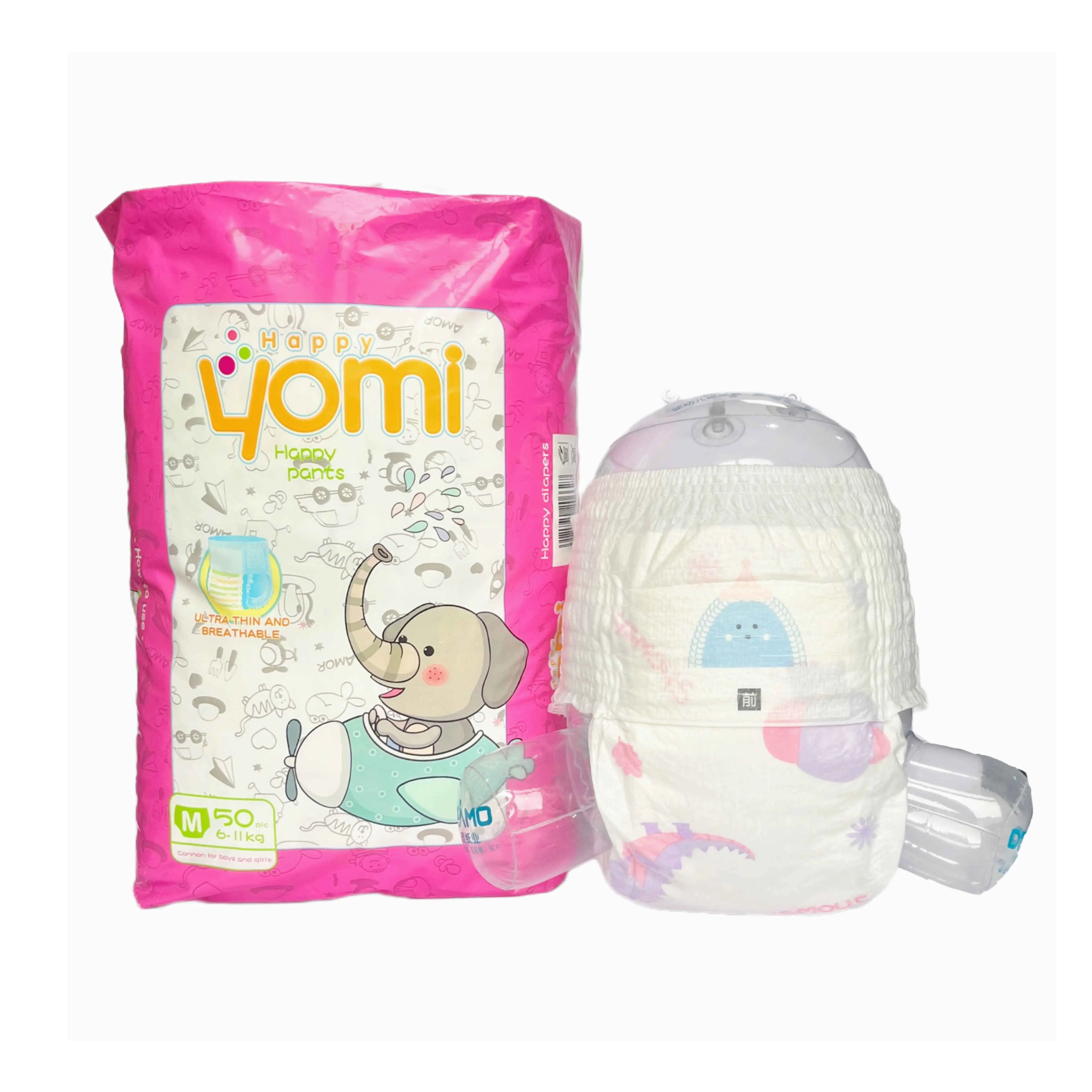 Custom Printed Pull Up Diapers Wholesale Cute A Grade Pants Baby Diaper ...