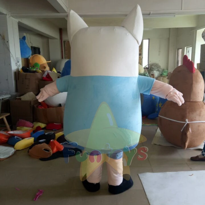 Funtoys AdventureTime Finn Abao Anime Costume - Unisex Cosplay Mascot ...