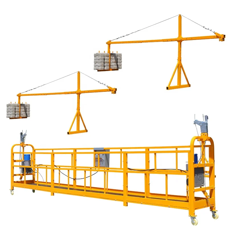 Electric Suspended Working Platform Industrial Style Steel Hanging ...