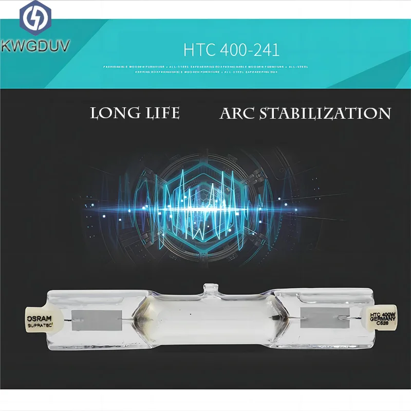 UV Flaw Detection Lamp HTC 400-241 New Original Brand 400W Print Lamp UV Curing Lamp for Flaw ...