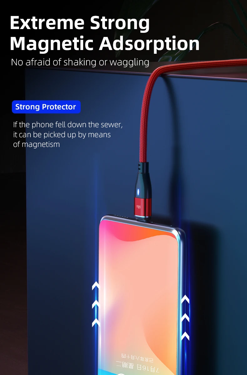 Hot Selling Products 3 In 1 Magnetic Data Transmission Cable Pd 60w 2m ...