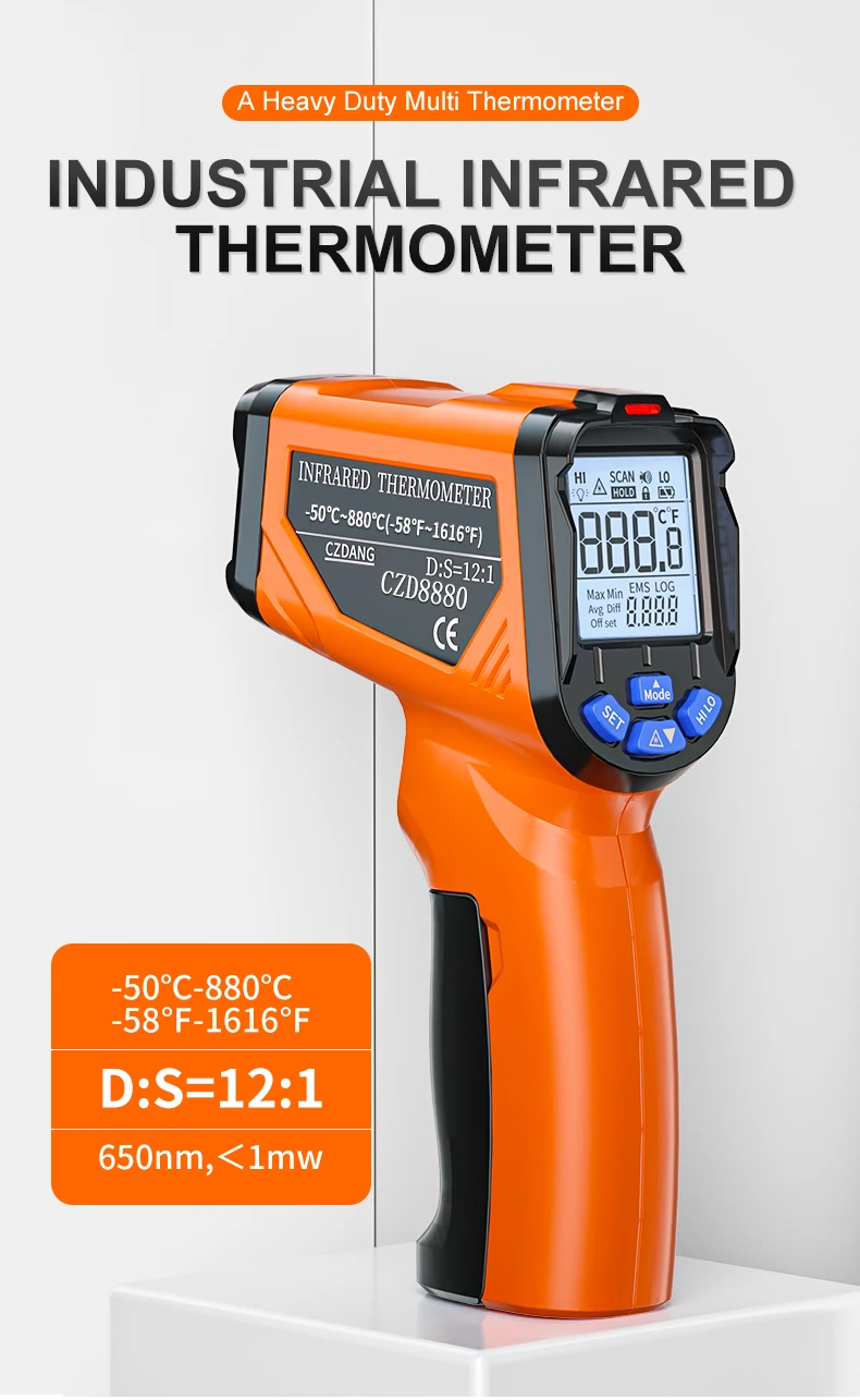 CZD8880 Infrared Thermometer - Precision for Industrial Use