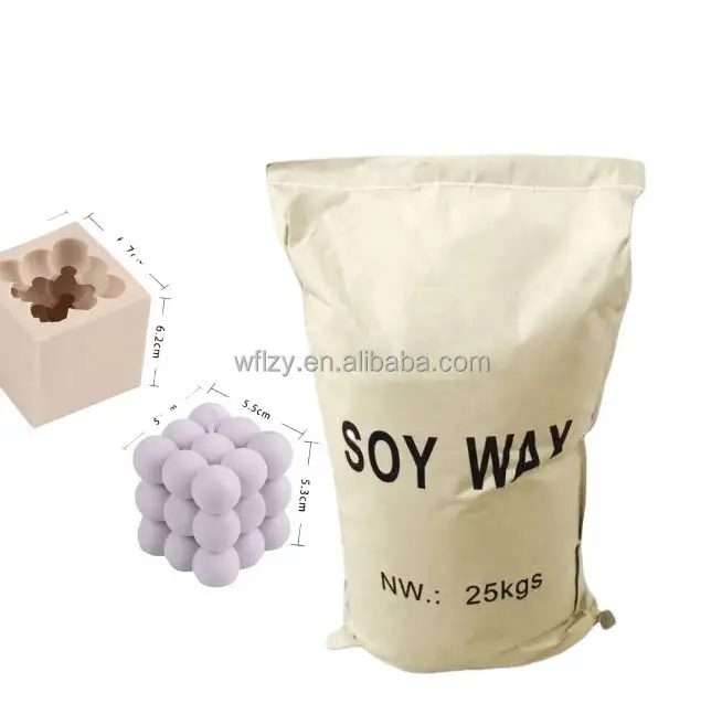 Dgvbulk Hard Nature Granular Mold Soy Candle Wax Flakes