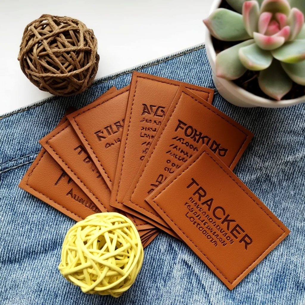 Custom Garment Leather Labels Small Batch TPU Embossed Microfiber PU ...