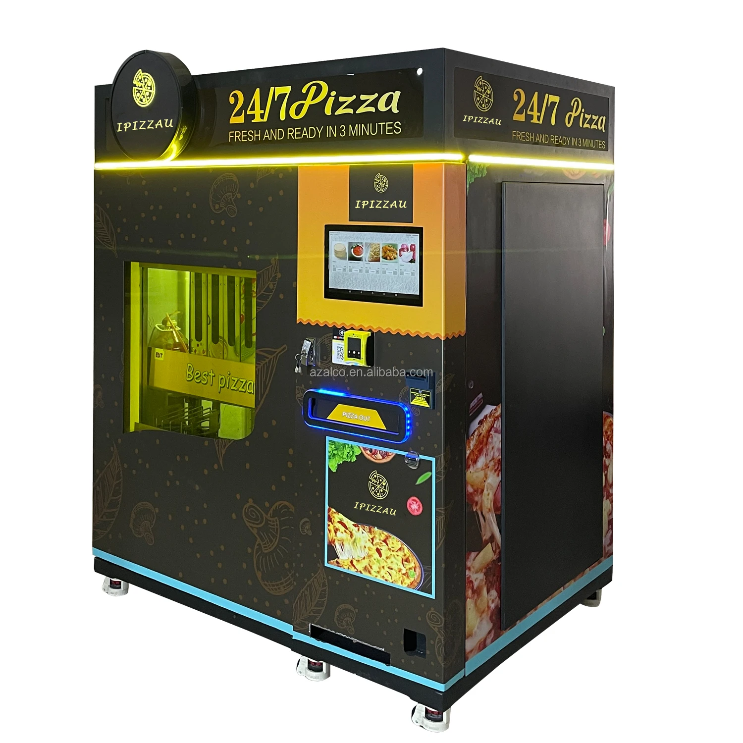 Half Auto 12inch Pizza Making Vending Machine with Bank Card Reader