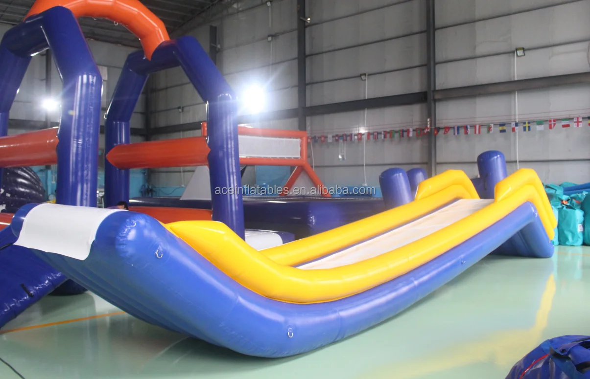 Customized Giant Air Sealed Water Floating Inflatable Yacht Slide ...