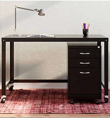 Portable Computer Table - Steel Tubes with Casters