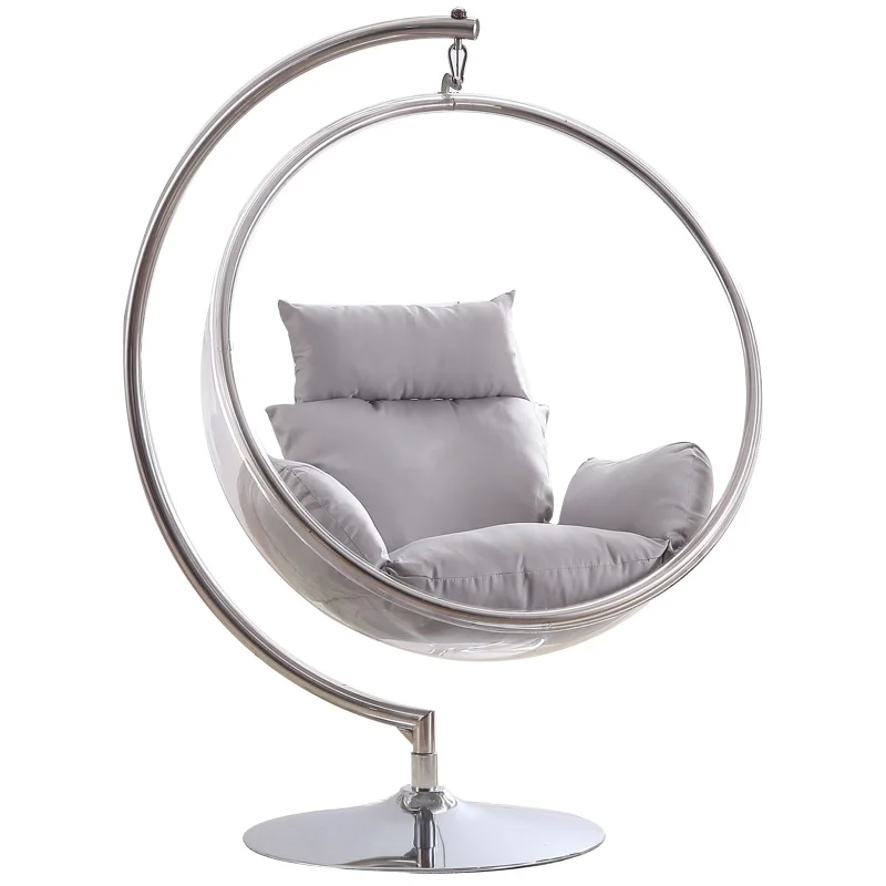 Hot Sale Transparency Hanging Chair with Stand - Acrylic Swing Chair