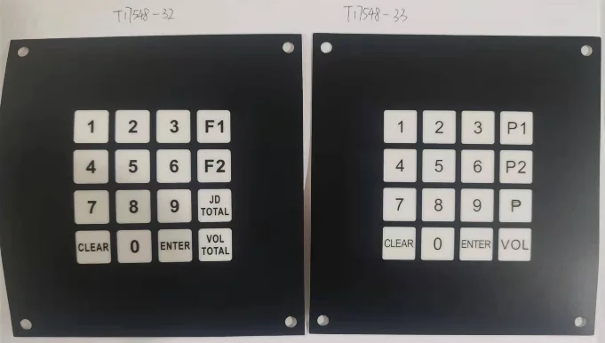 Keyboard for Fuel Pump - Oil-Resistance Membrane Switch