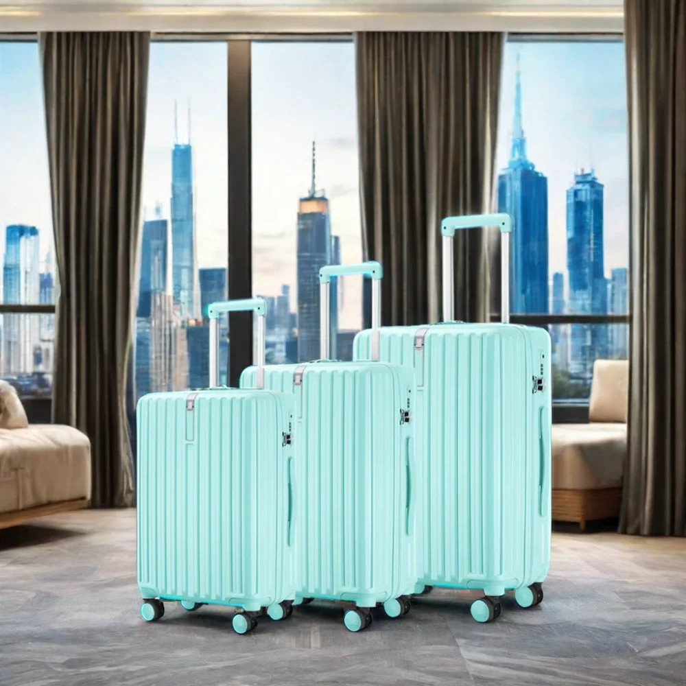 3-piece Premium ABS PC Trolley Luggage Sets for Travel