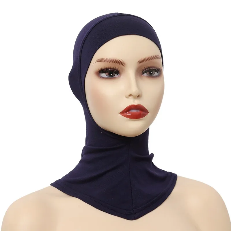 Hot Sale Modest Instant Inner Hijab Modal Cotton Soft Solid Head Scarf ...