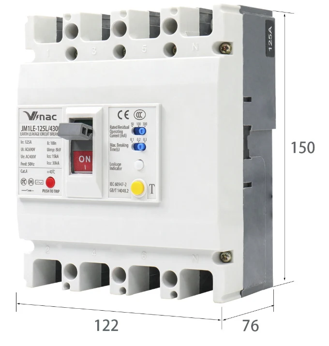 Vinac Overload Protection MCB MCCB ELCB Circuit Breaker