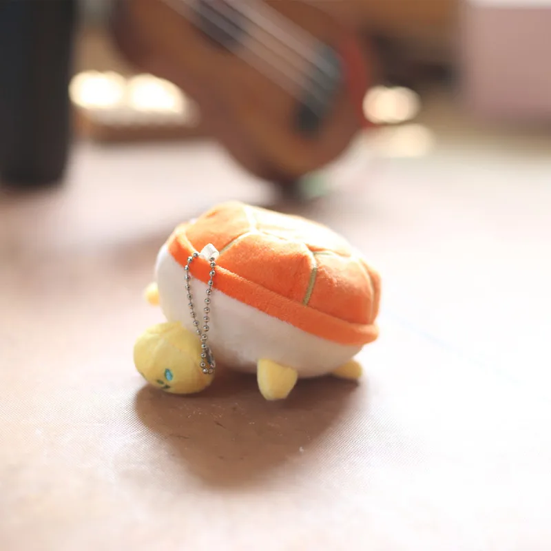 Personality Unique Cartoon Soft Doll Tortoise Plush Pendant Keychain ...