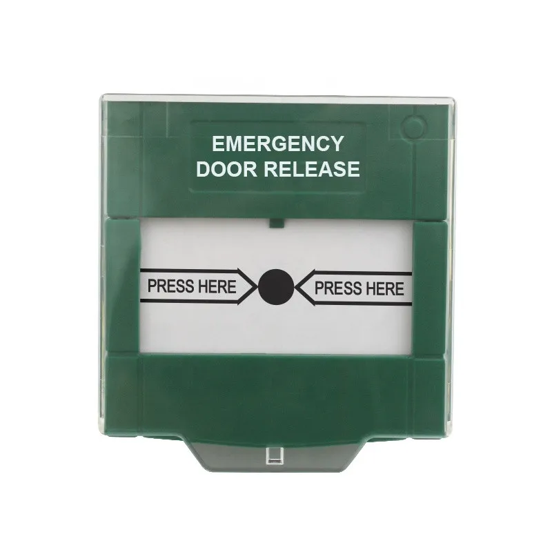 Dual Switches Green Two Poles Break Glass Manual Fire Alarm Call Point ...