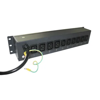 19'' Horizontal Power Distribution Unit 1u 1.5u Rack Mount Pdu - Buy ...