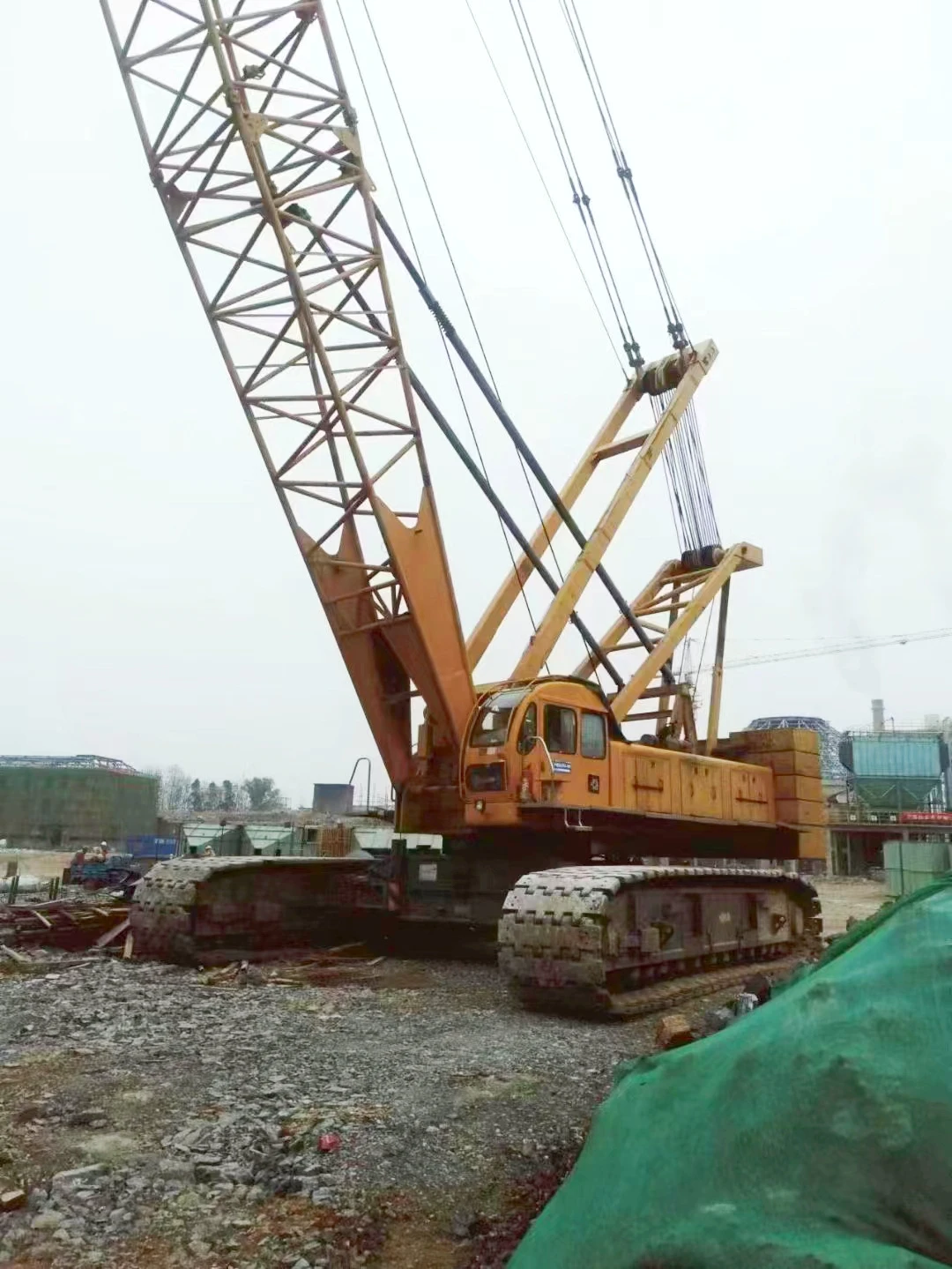 150ton Heavy Crawler Crane 2011y Used Chinese Hot Lifting Machinery ...