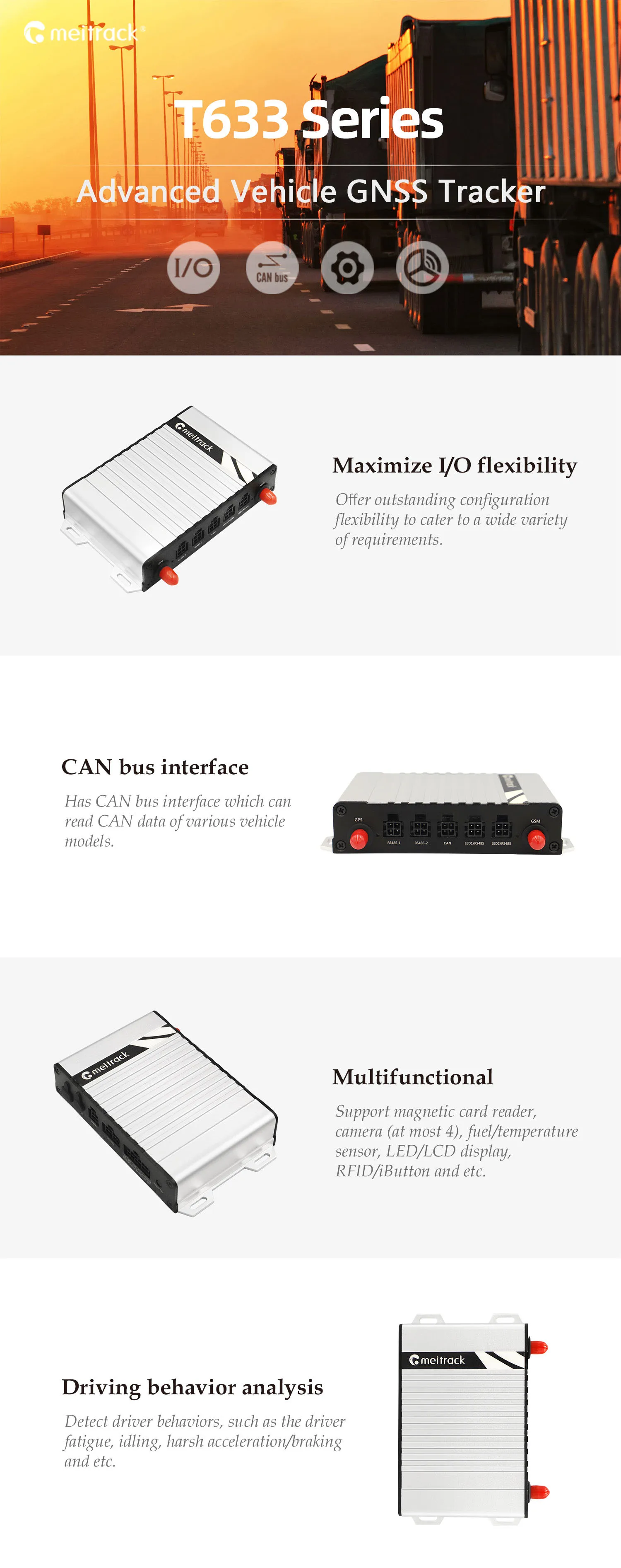 Meitrack T633l 4g Lte สามารถรถบรรทุกรถบรรทุก Gps Tracker - Buy รถบรรทุก ...