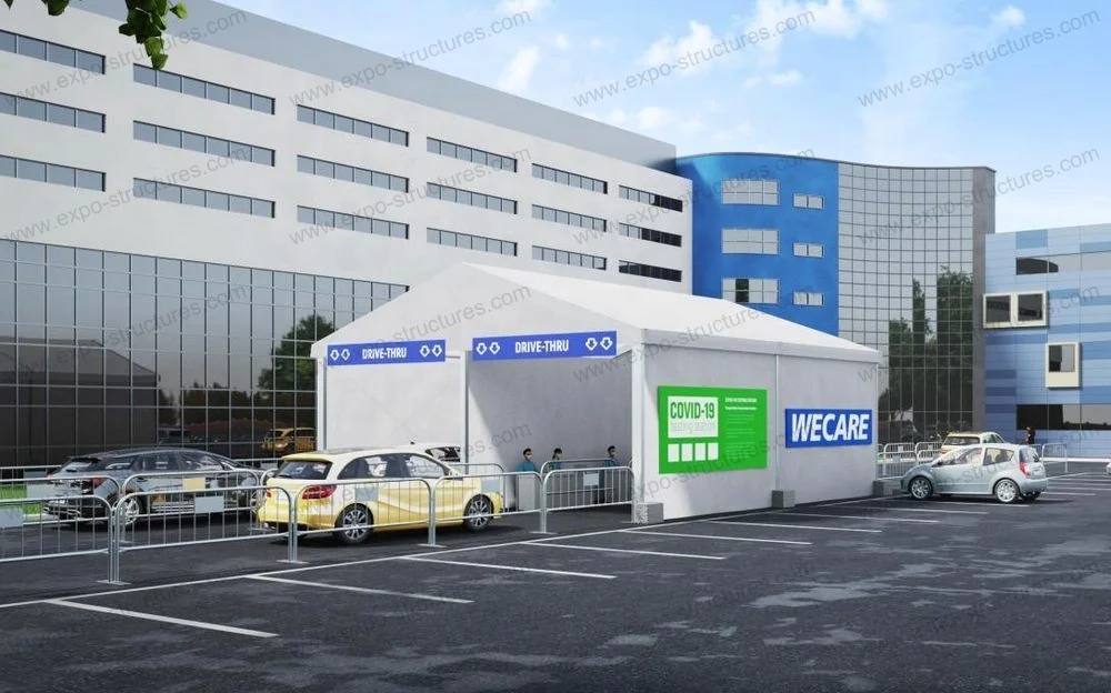 Aluminium Drive-thru And Parking Tent - Buy Drive-thru Tent,Drive ...