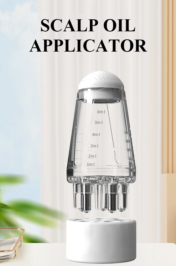 Mini Liquid Dispensing Scalp Applicator - Hair Oil Comb