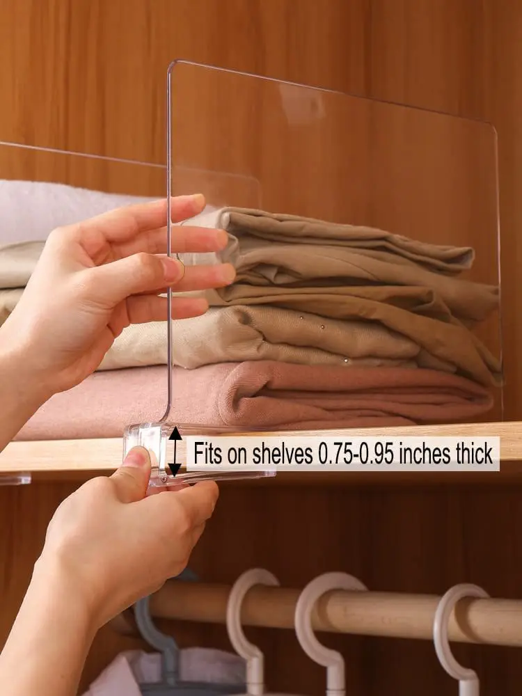 Acrylic Box With Dividers Storage Wardrobe Clear Room Organizersstorage ...