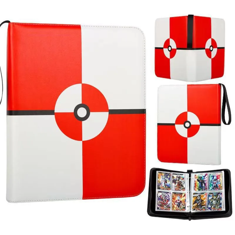 Pokemonn Card Bag Pokemonn Pokemons Card Book Bag 4 Zipper Storage Book ...