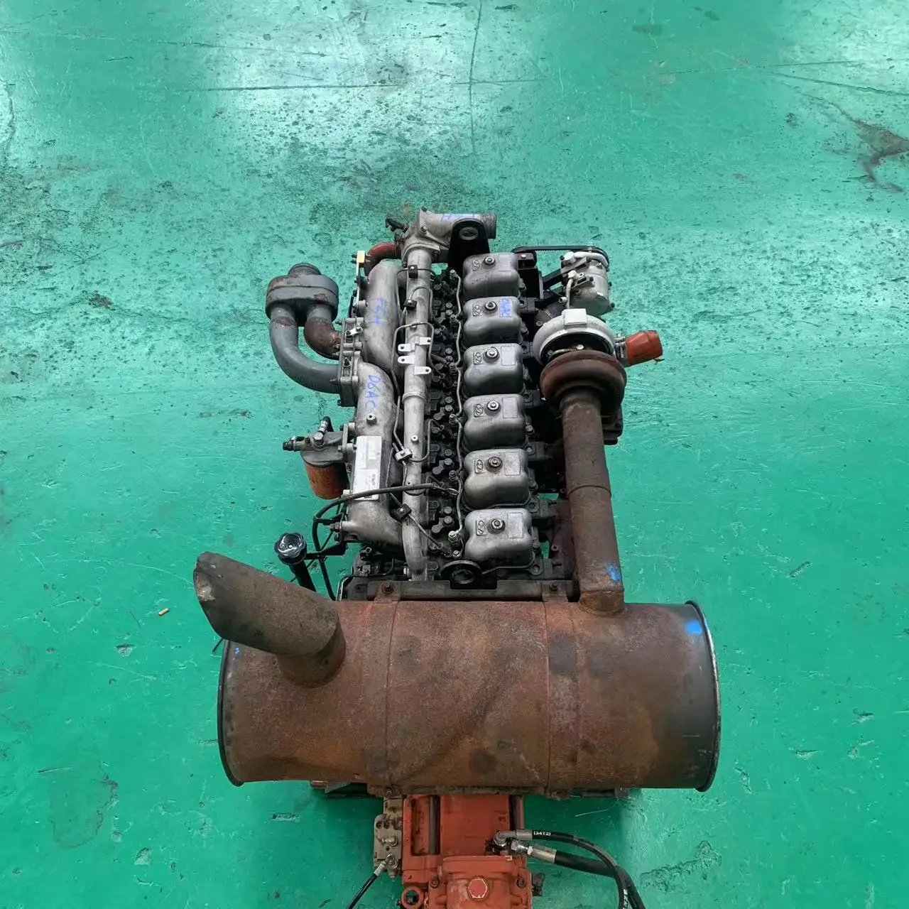 Original Korean D6AC Diesel Engine for Hyundai Excavators