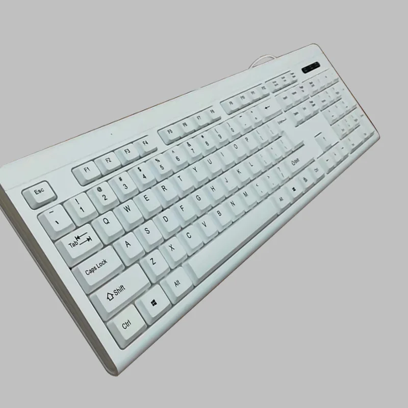 ABS Membrane Wired Keyboard - USB Interface & Ergonomic Design
