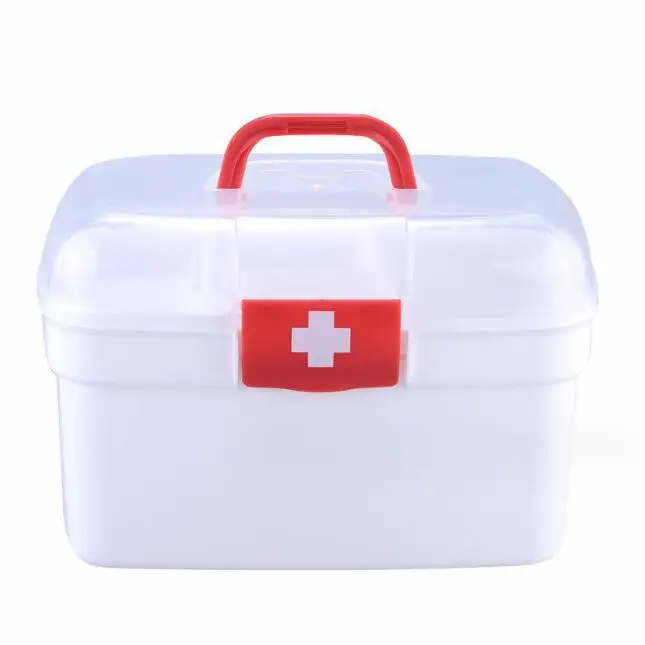 Medical Box First Aid Empty Medicine Storage Box Family Emergency Kit ...