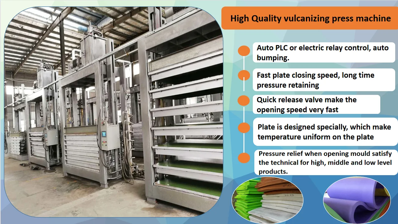 EVA Foam Sheet Making Production Line Machines - Vulcanizing Press Machine