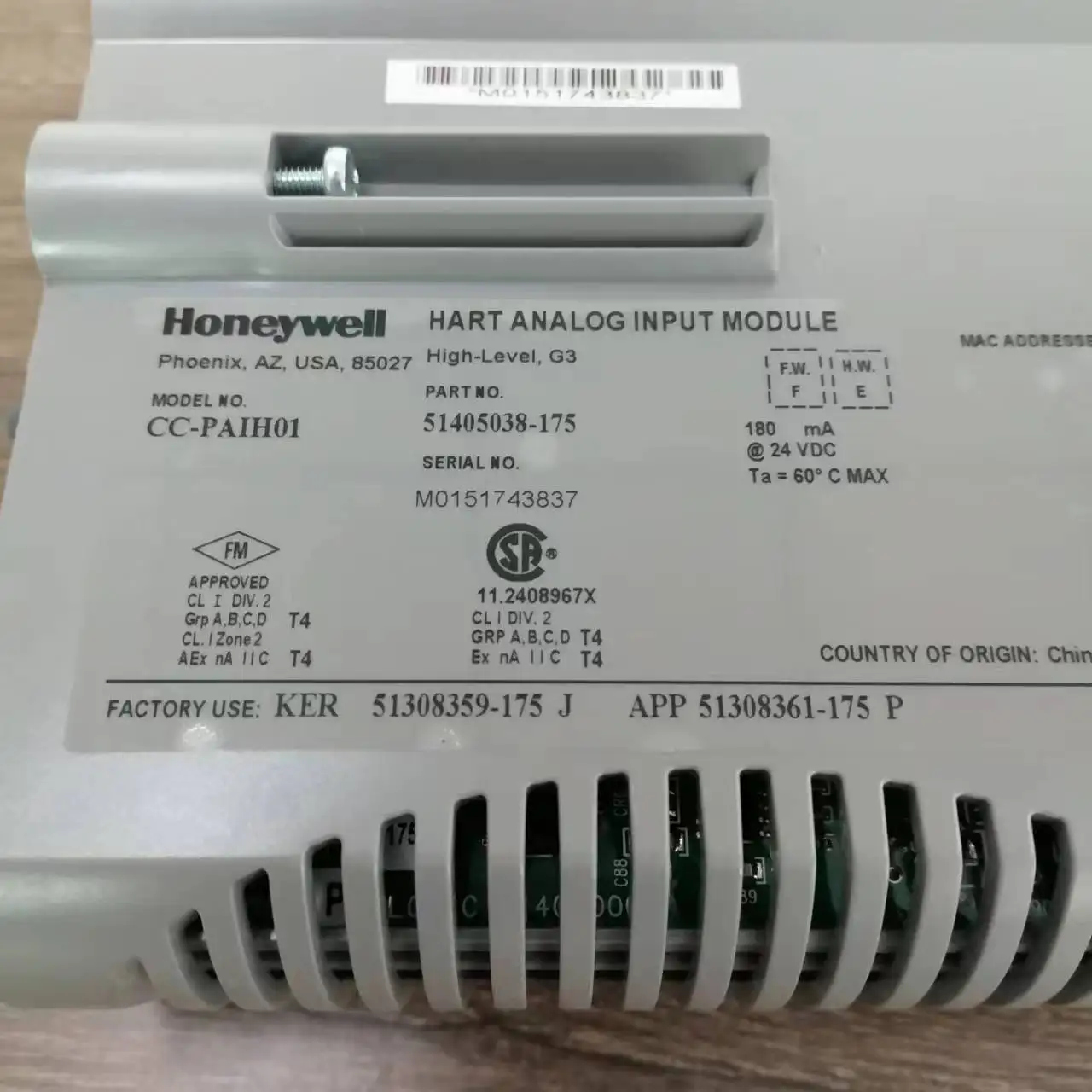 Honeywell Original Plc Analog Input Module Cc-paih01 - Buy Analog Input Module Cc-paih01 plc ...