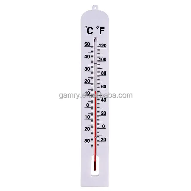 Large Jumbo Wall Mounted Plastic Thermometer 40cm Easy Read