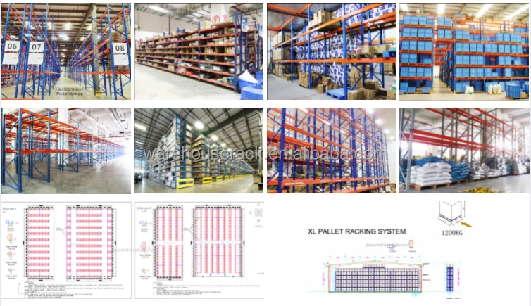 Factory Storage Heavy Racks Warehouse Racking Solutions High Bay Wide ...