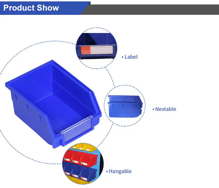 Stackable Spare Parts Storage Boxes and Plastic Boxes in Garages and ...