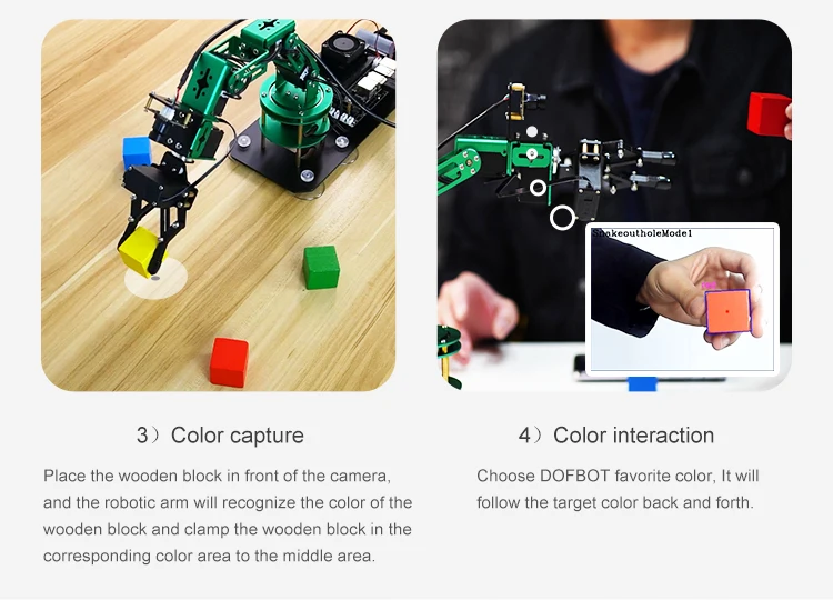 Yahboom Ai Visual Robot Arm Ros Open Source Programming Kit With Python3 Programming Language ...