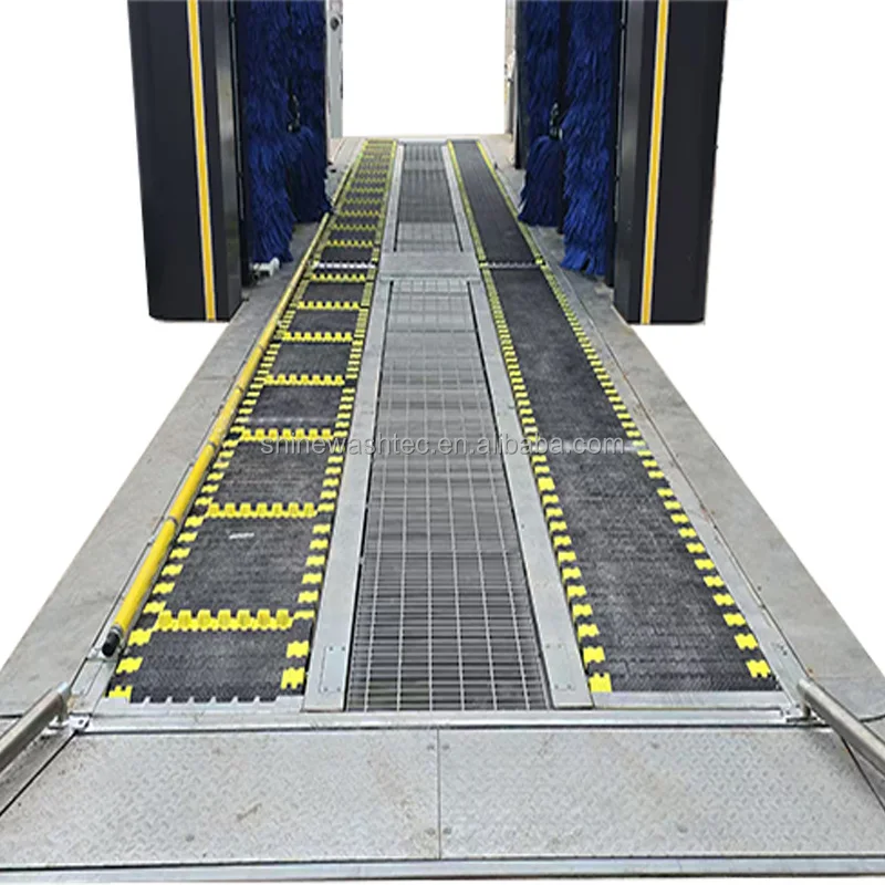 Shinewash Car Wash Modular Belt Conveyors Modular Plastic Conveyor Belt ...